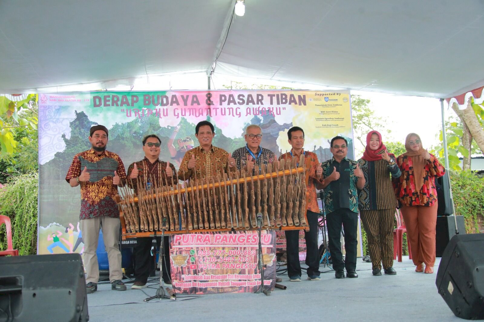 Wabup Klaten Membuka Derap Budaya & Pasar Tiban Sarinah di Desa Politan ...